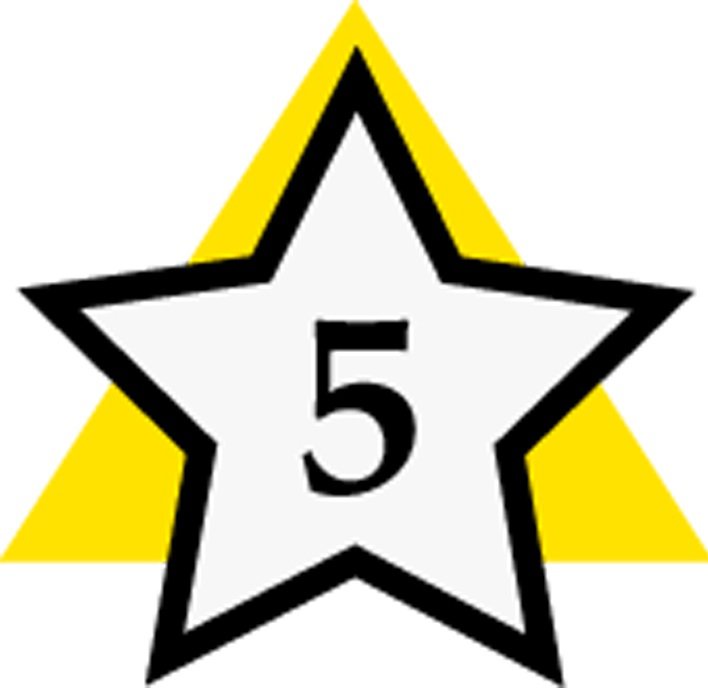 Five Star Icon, Transparent Five Star.PNG Images & Vector - FreeIconsPNG
