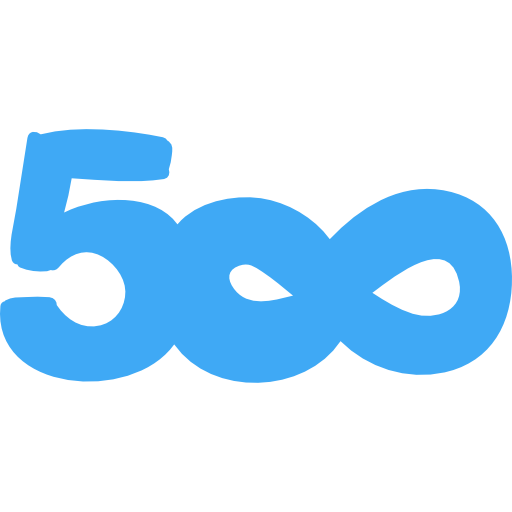 500px Icon, Transparent 500px.PNG Images & Vector - FreeIconsPNG