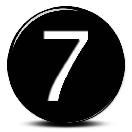 Download Number 7 Icon PNG Transparent Background, Free Download #24838 ...