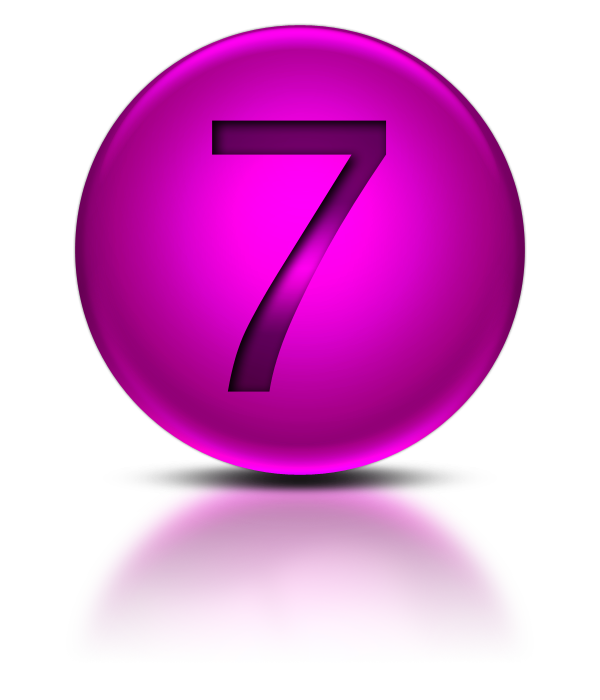 Free High Quality Number 7 Icon PNG Transparent Background, Free ...