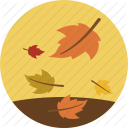 Fall Leaves Icon, Transparent Fall Leaves.PNG Images & Vector ...