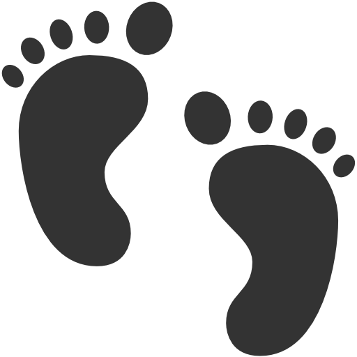 Baby Feet Icon PNG Transparent Background, Free Download #19066 ...