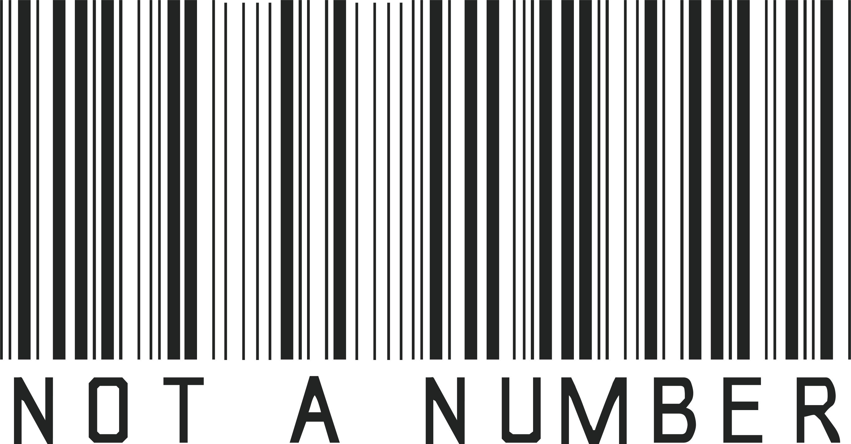 Barcode Without Numbers Horizontal