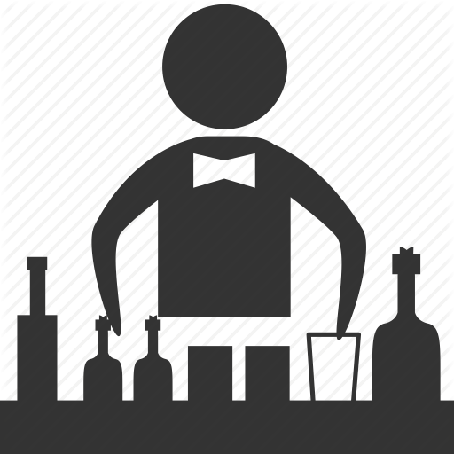 Bartender Icon, Transparent Bartender.PNG Images & Vector - FreeIconsPNG