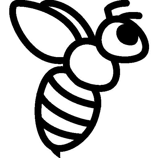Bee Icon, Transparent Bee.PNG Images & Vector - FreeIconsPNG
