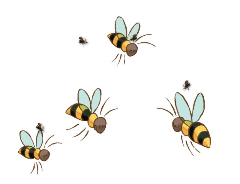 Flying Bee Png