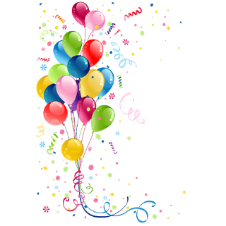 Birthday balloons transparent store