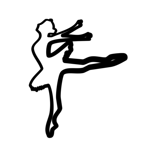 Black Ballerina Ballet Icon PNG Transparent Background, Free Download ...