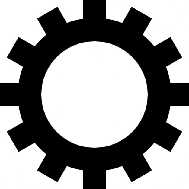 Black Gear Icon PNG Transparent Background, Free Download #34324 ...