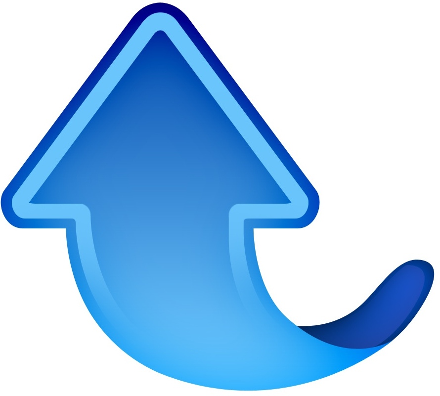 Blue Arrow Up Icon PNG Transparent Background, Free Download #29563 ...