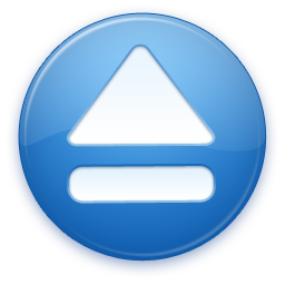 Blue Eject Icon PNG Transparent Background, Free Download #13957 ...