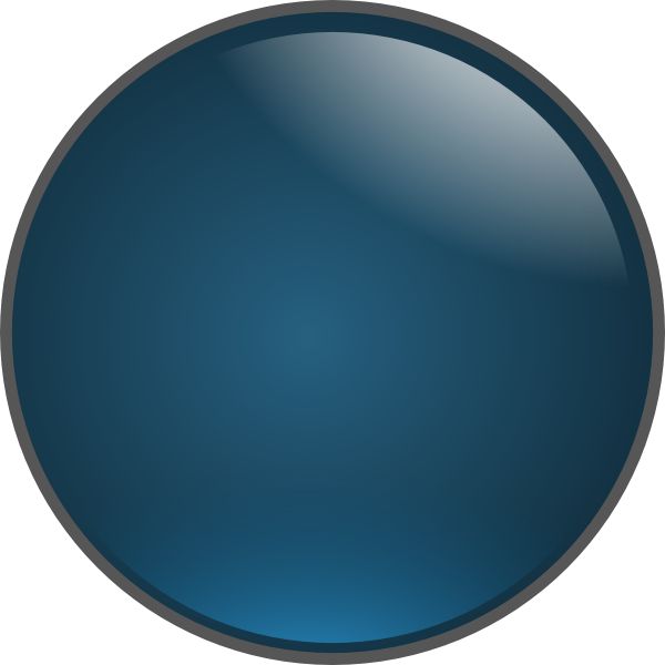 Glossy Blue Button Png