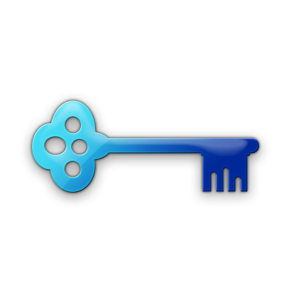 Blue Key Icon PNG Transparent Background, Free Download #26628 ...