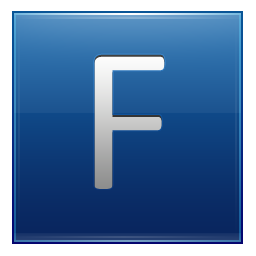 Blue Letter F Icon PNG Transparent Background, Free Download #13260 ...