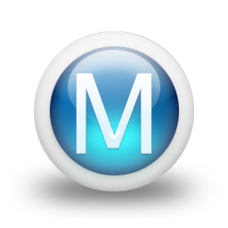 Blue Letter M Icon PNG Transparent Background, Free Download #10566 ...
