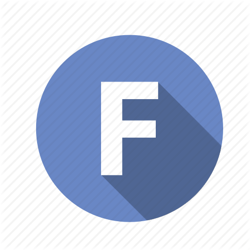 Letter F Icon, Transparent Letter F.PNG Images & Vector - FreeIconsPNG