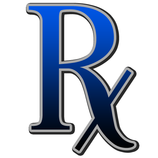Blue Rx Image Icon PNG Transparent Background, Free Download #25471 ...