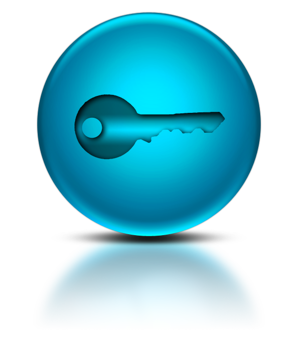 Authentication Icon Blue