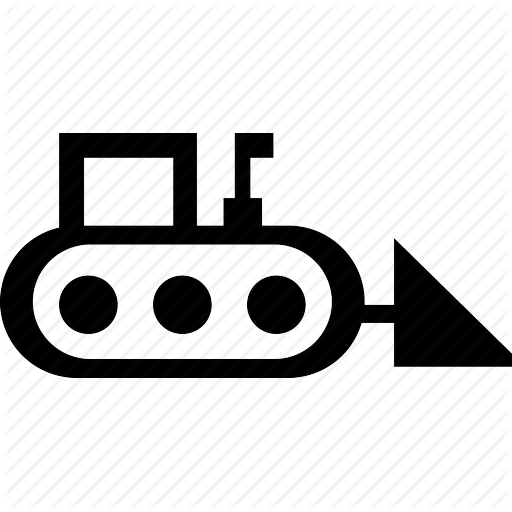 Bulldozer Drawing Icon PNG Transparent Background, Free Download #14465 ...