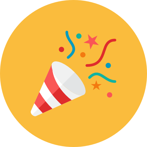 Celebration Download Icon PNG Transparent Background Free Download