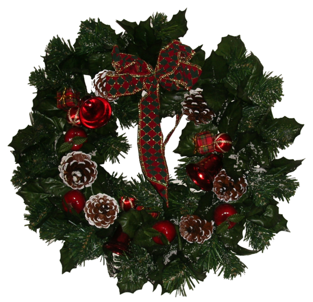 Download Icon Vectors Free Christmas Wreath PNG Transparent Background ...