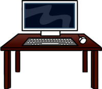 Computer Desk PNG Transparent Background, Free Download #33239 ...