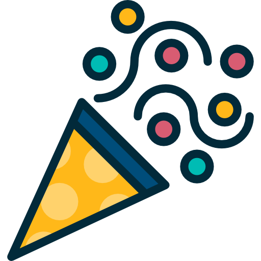 Confetti Icon, Transparent Confetti.PNG Images & Vector - FreeIconsPNG