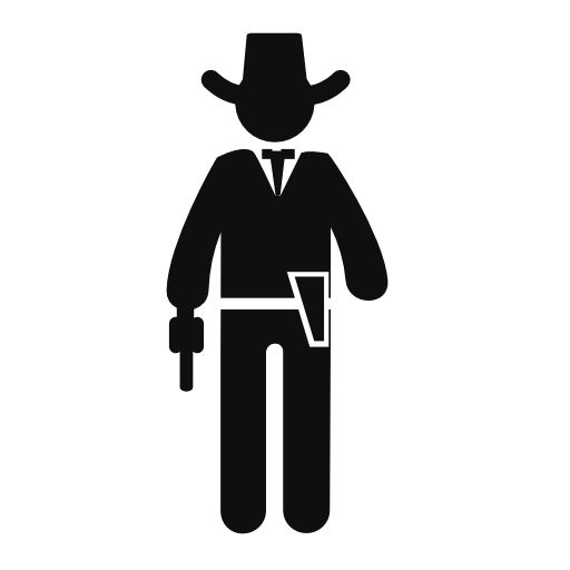 Cowboy Icon, Transparent Cowboy.PNG Images & Vector - FreeIconsPNG