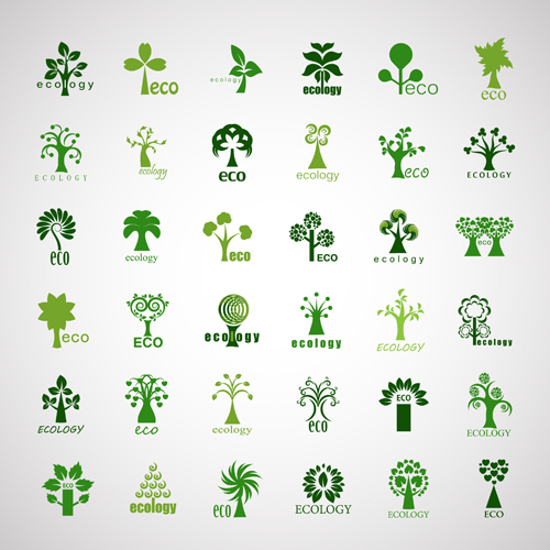 Creative Ecology Tree Icons Vector Plant Icons Free Download PNG ...