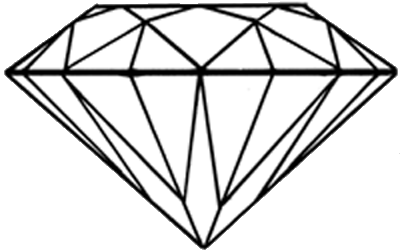 Download For Free Diamond Outline In High Resolution PNG Transparent ...