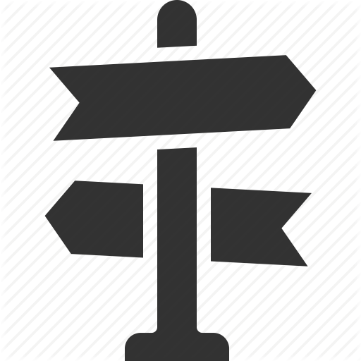 Direction, Direction Sign, Navigation, Road Sign, Wood Icon PNG ...