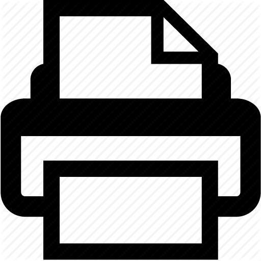 Print Icon Vector
