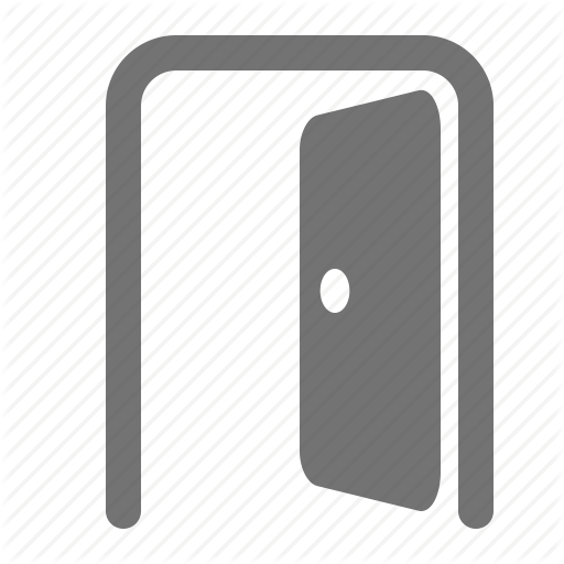 Door Icon, Transparent Door.PNG Images & Vector - FreeIconsPNG