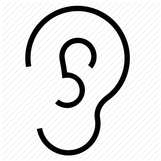 Ear Icon Ear, Listen Icon PNG Transparent Background, Free Download ...