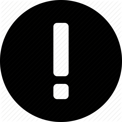 Icon Symbol Exclamation PNG Transparent Background, Free Download ...
