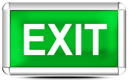 Exit Sign Button PNG Transparent Background, Free Download #4623 ...