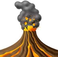 Explode, Explosion, Lava, Volcanic, Volcano Icon PNG Transparent ...