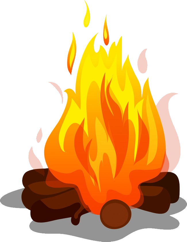 Tree On Fire Clip Art