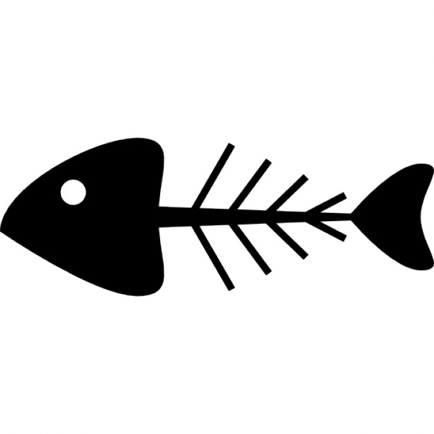 Fish Bone Icon PNG Transparent Background, Free Download #5291 ...