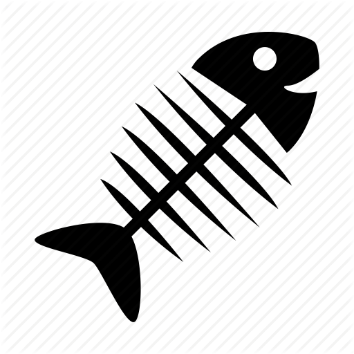 Fish, Fish Bone Icon PNG Transparent Background, Free Download #5282 - FreeIconsPNG