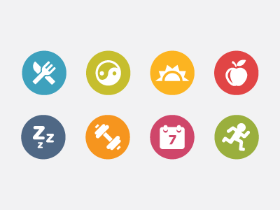 Fitness Icons By Scott Dunlap Dribbble PNG Transparent Background, Free ...