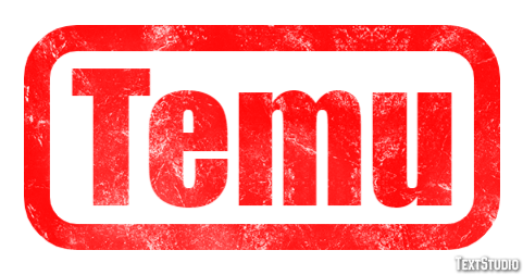 Flat Red Temu Logo Design PNG Transparent Background, Free Download ...