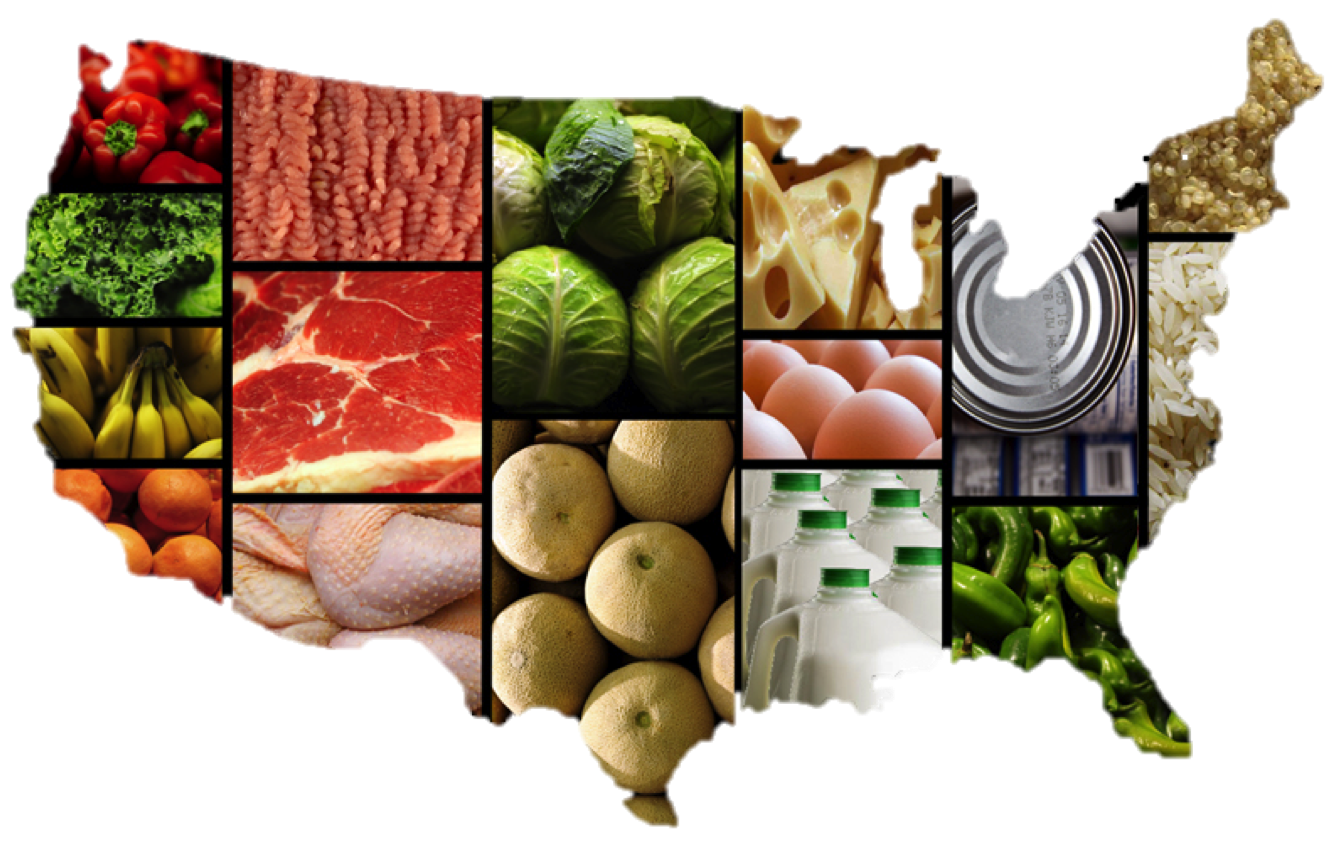 Food Us Map Food PNG Transparent Background, Free Download #2964 ...