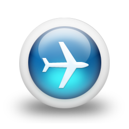 Glossy 3d Blue Plane Icon | Clean 3d Iconset | Mysitemywaym PNG ...