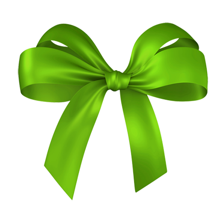 Green Bow Png