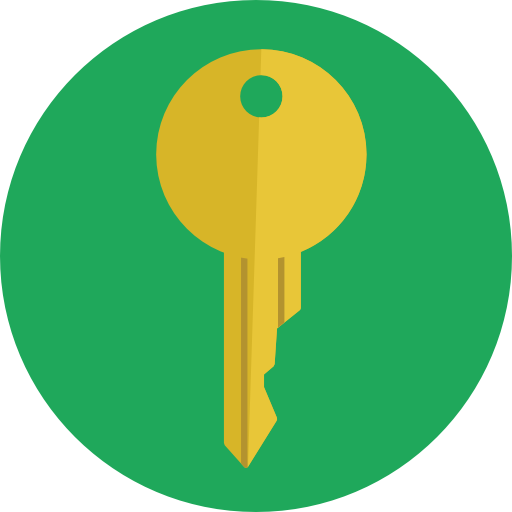 Green Circle Orange House Key PNG Transparent Background, Free Download ...