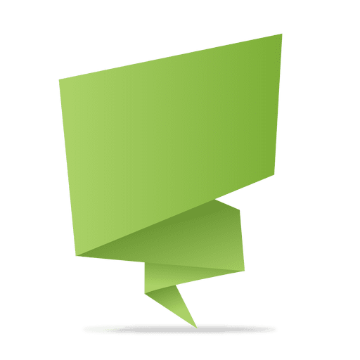 Green Origami Banner PNG Transparent Background, Free Download #44870 ...