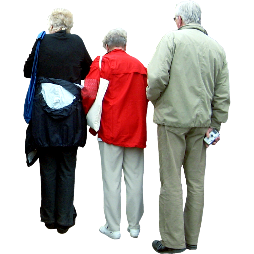 Group Of People Back View PNG Transparent Background, Free Download ...