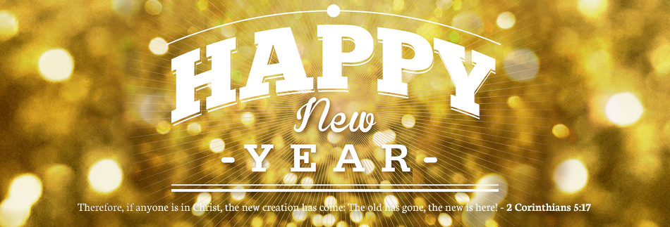 Christian New Year Banner Happy Year Christian Stock Illustrations