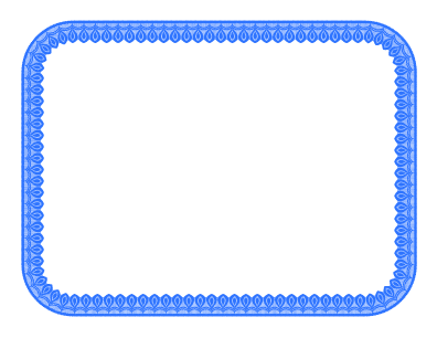 Blue Lace Border Clipart